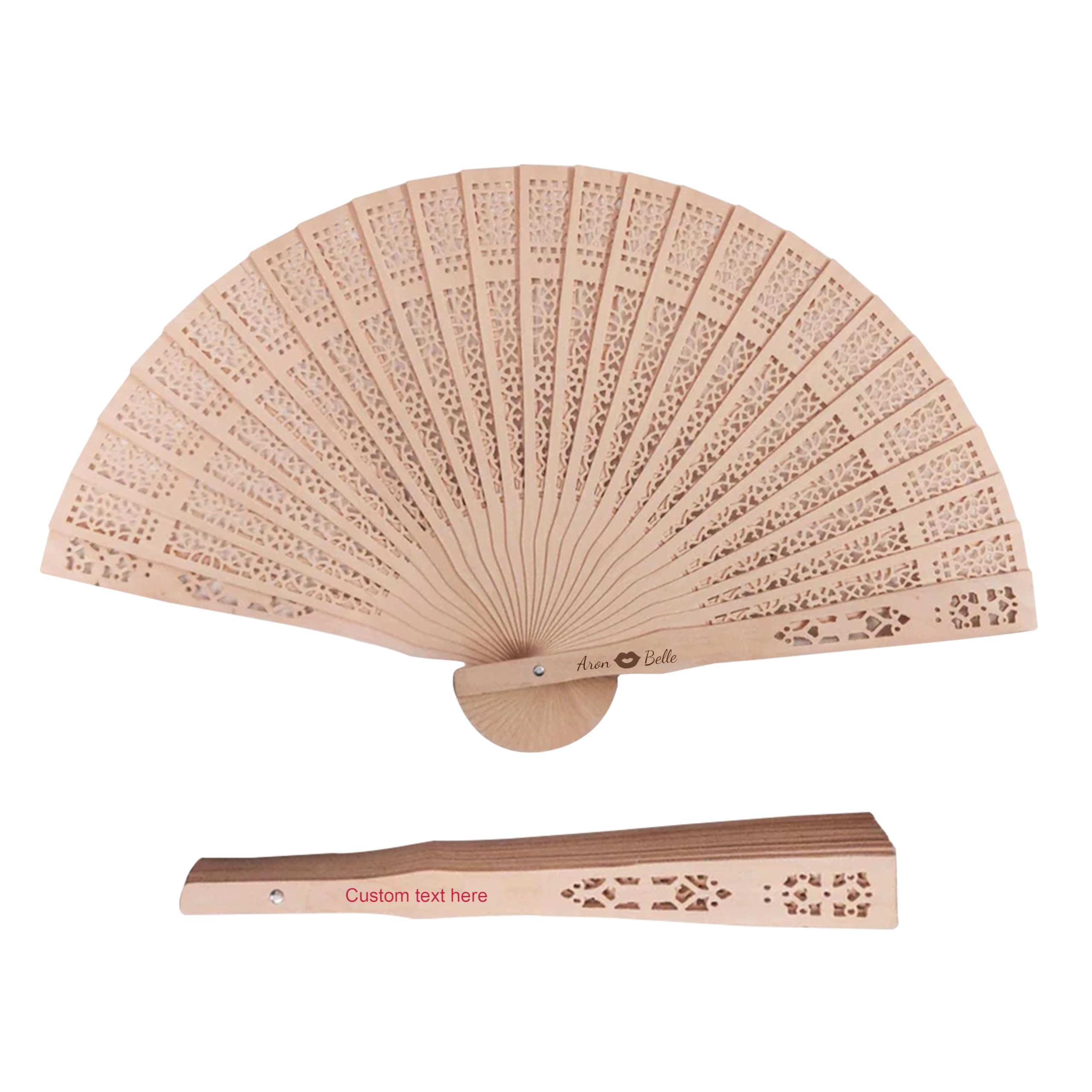 Amazon.com: DGFG Personalized Foldling Fan Bulk Custom Hand Fans for ...