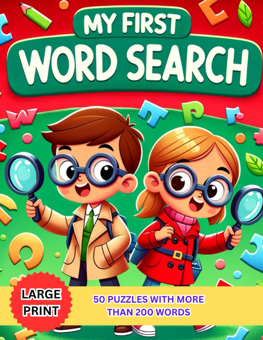 My First Word Search: Fun Puzzles for Little Learners for Kids Ages 4-6 ...