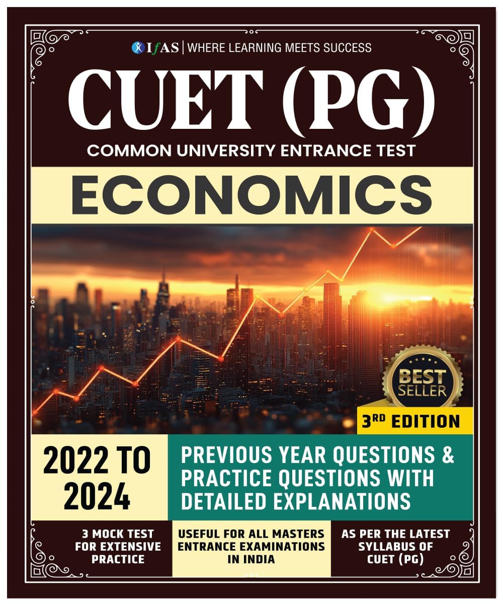 CUET PG Economics Entrance Exam Book 2026 | Previous Year Question ...