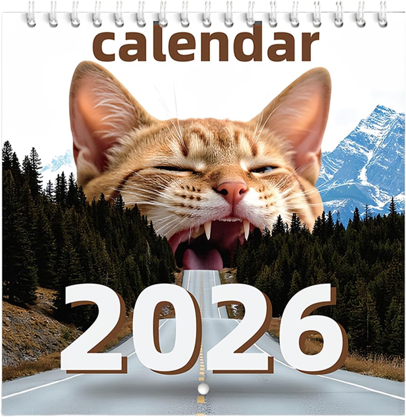 Calendrier mural 2026 avec chats mignons - Calendrier mural 2026 dans un beau design de janvier ...