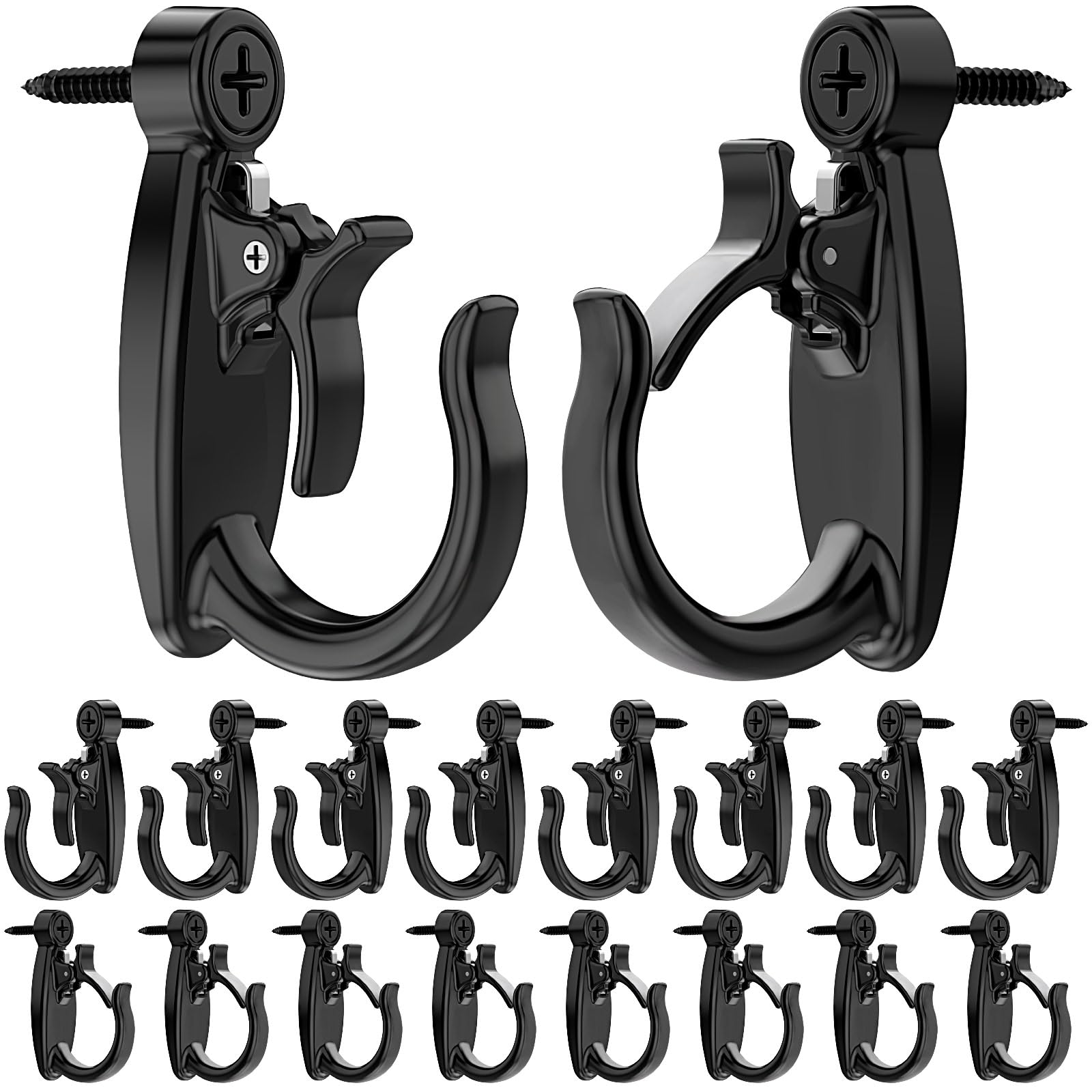 Amazon.com: Lewufe Lights Hanger Hooks, Christmas Light Clips, Outdoor ...