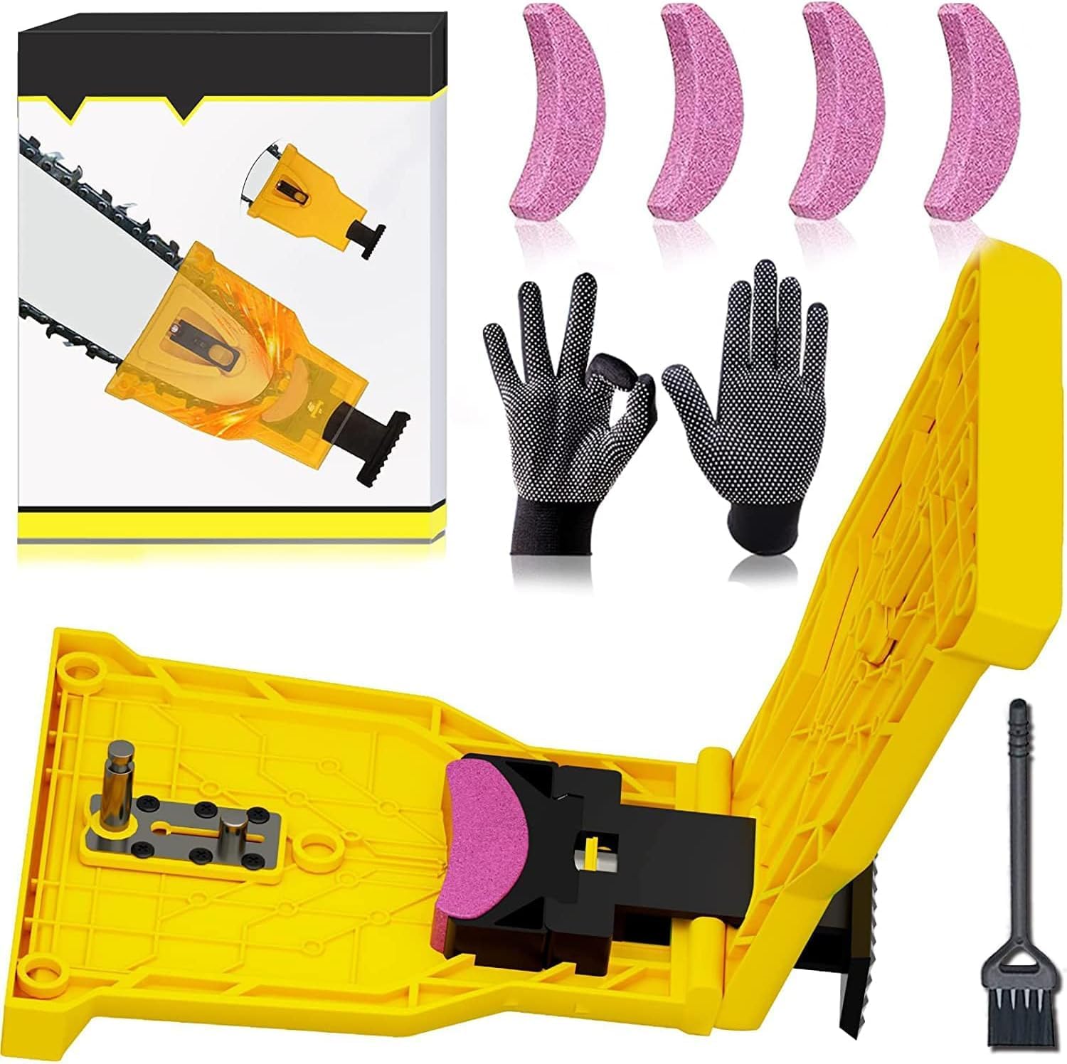 Amazon.com: Chainsaw Teeth Sharpener, Universal Chain Saw Blade Fast ...