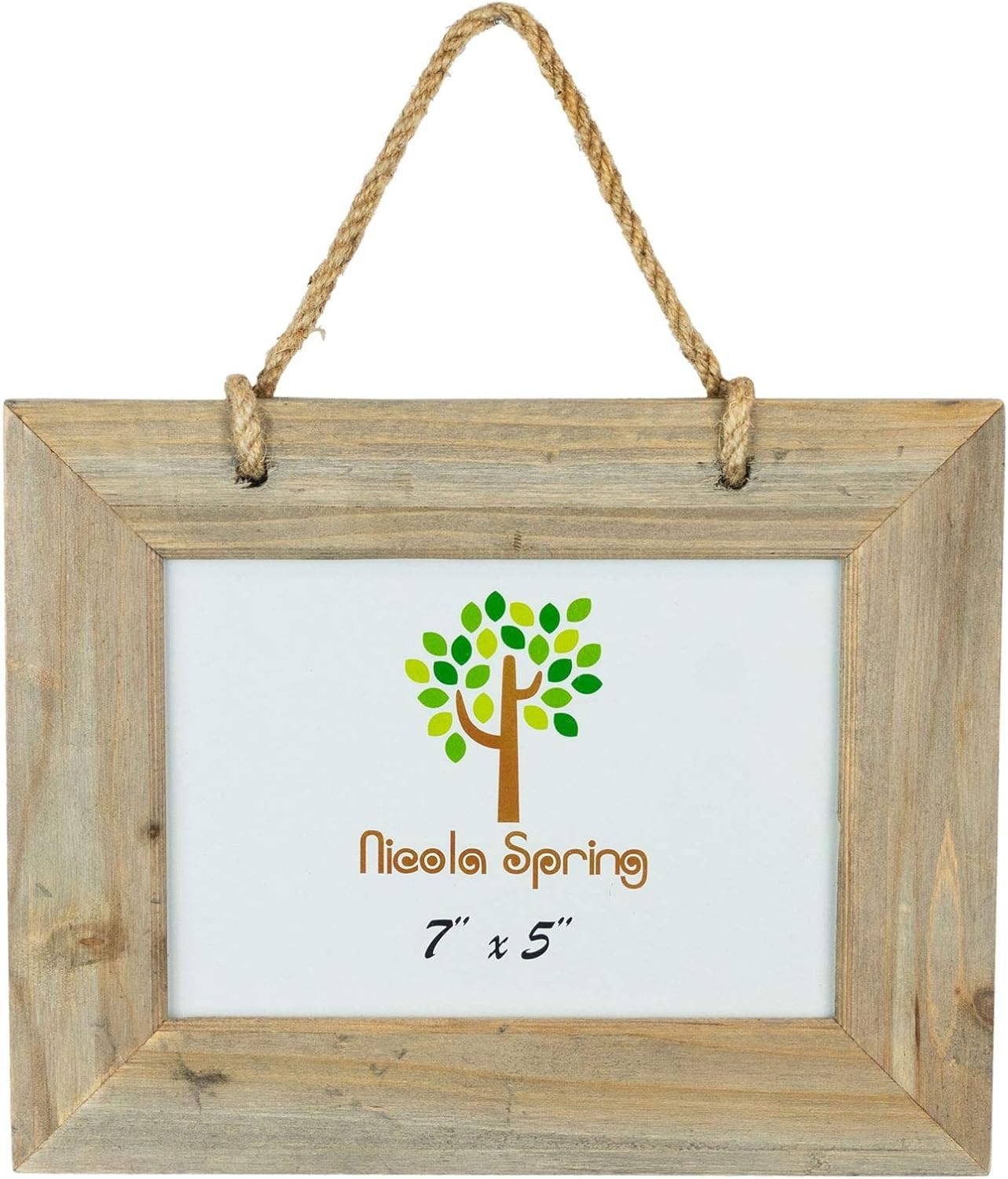 Nicola Spring Hanging Photo Frame - Fits Photo Size 7 x 5 (18 x 13cm ...