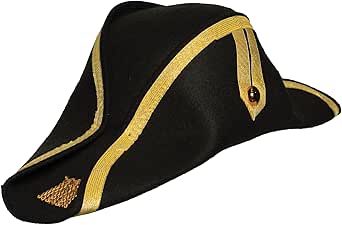 Amazon.com: UNDERWRAPS Mens Napoleon Hat - Captains Hat For Men, Pirate ...