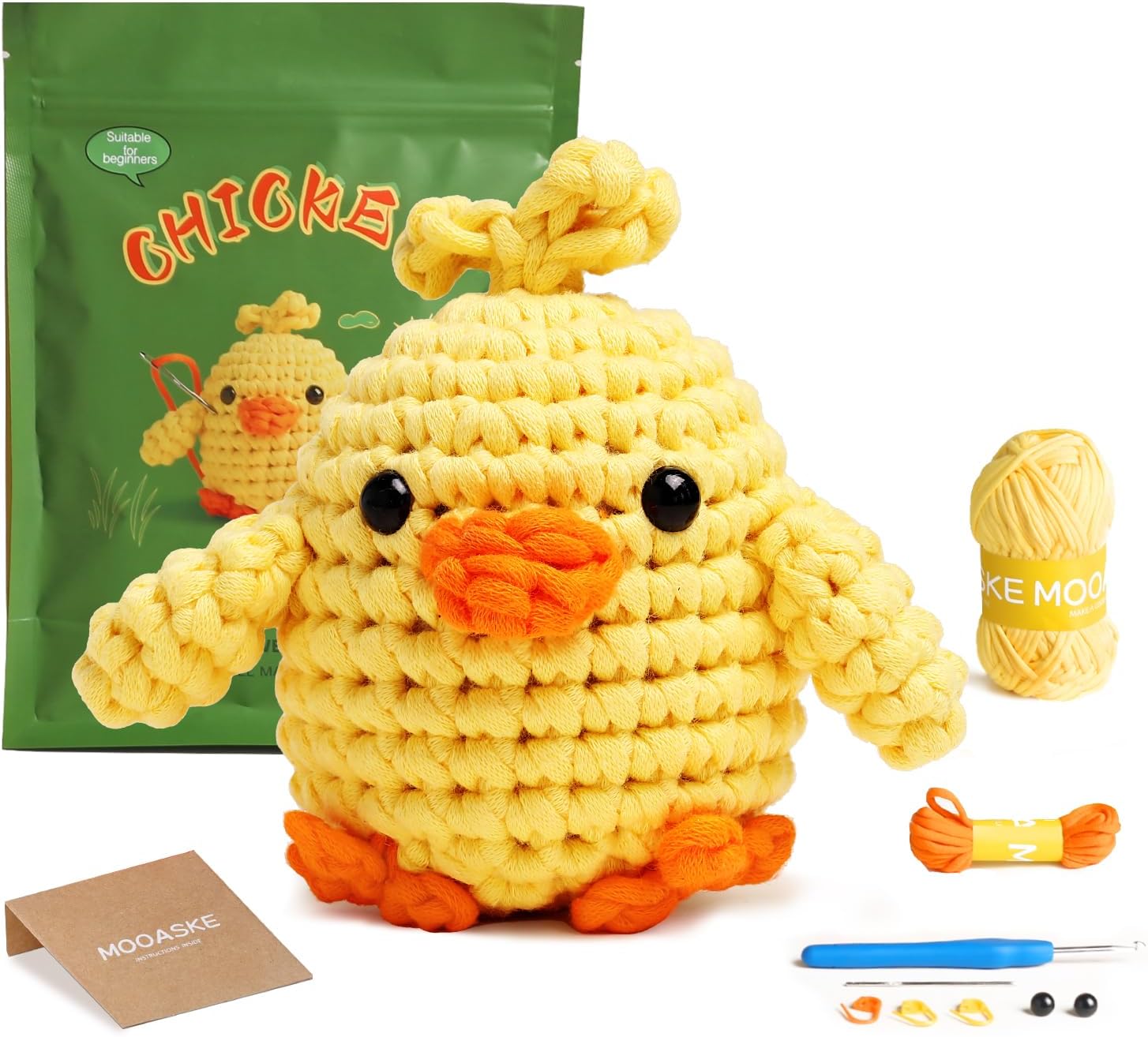 Mooaske Crochet Kit for Beginners with Crochet Yarn Philippines | Ubuy