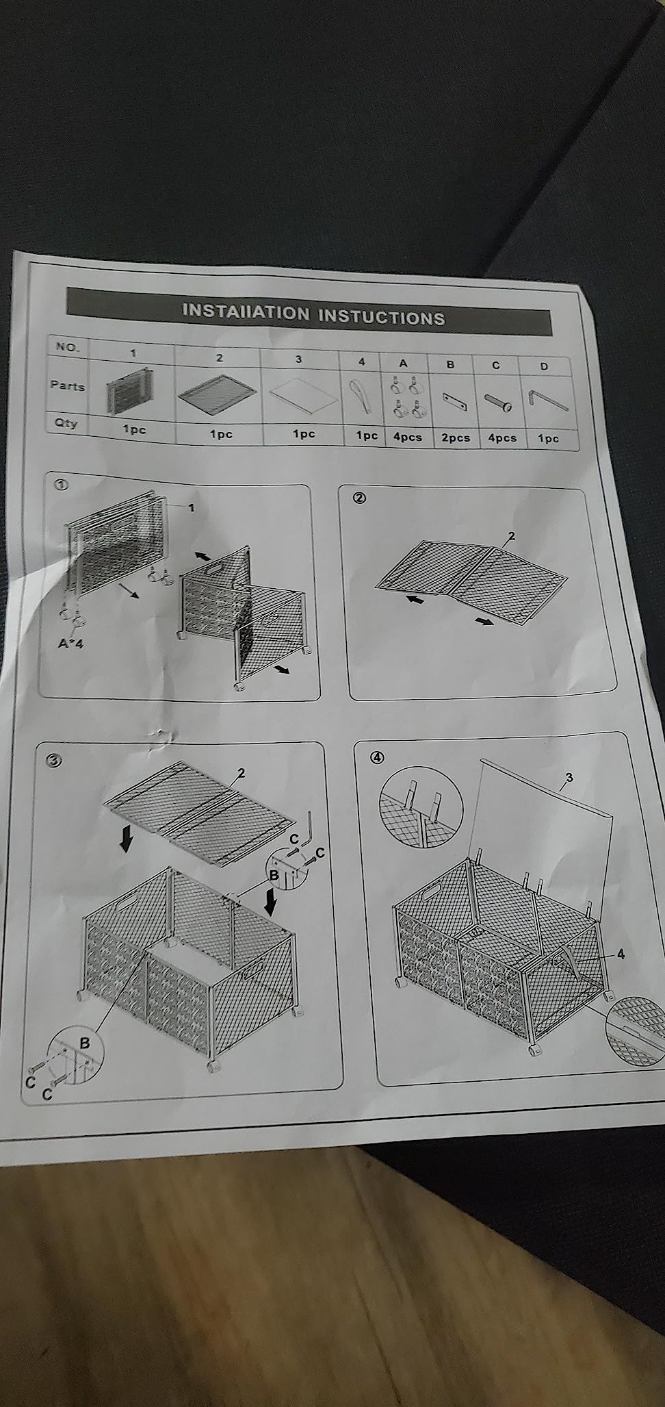 $15/mo - Finance IDMOP Large Metal Toy Box Storage,Toy Box Chest with ...