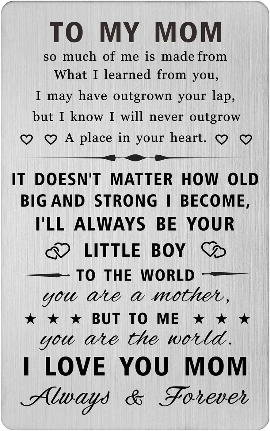 Amazon.com: TGCNQ Mothers Day Card Gifts for Mom Mother Gifts - Mother ...