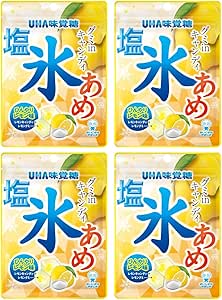 Amazon.co.jp: 【まとめ買い4袋】塩氷あめレモン 63g×4袋 UHA味覚糖 グミ in キャンディ 飴 熱中症対策 : 食品・飲料・お酒