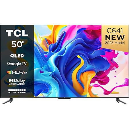 TCL 55CF630 139cm (55 Pouces) QLED Fire TV (4K Ultra HD, HDR 10+, Dolby Vision et Atmos, Smart ...