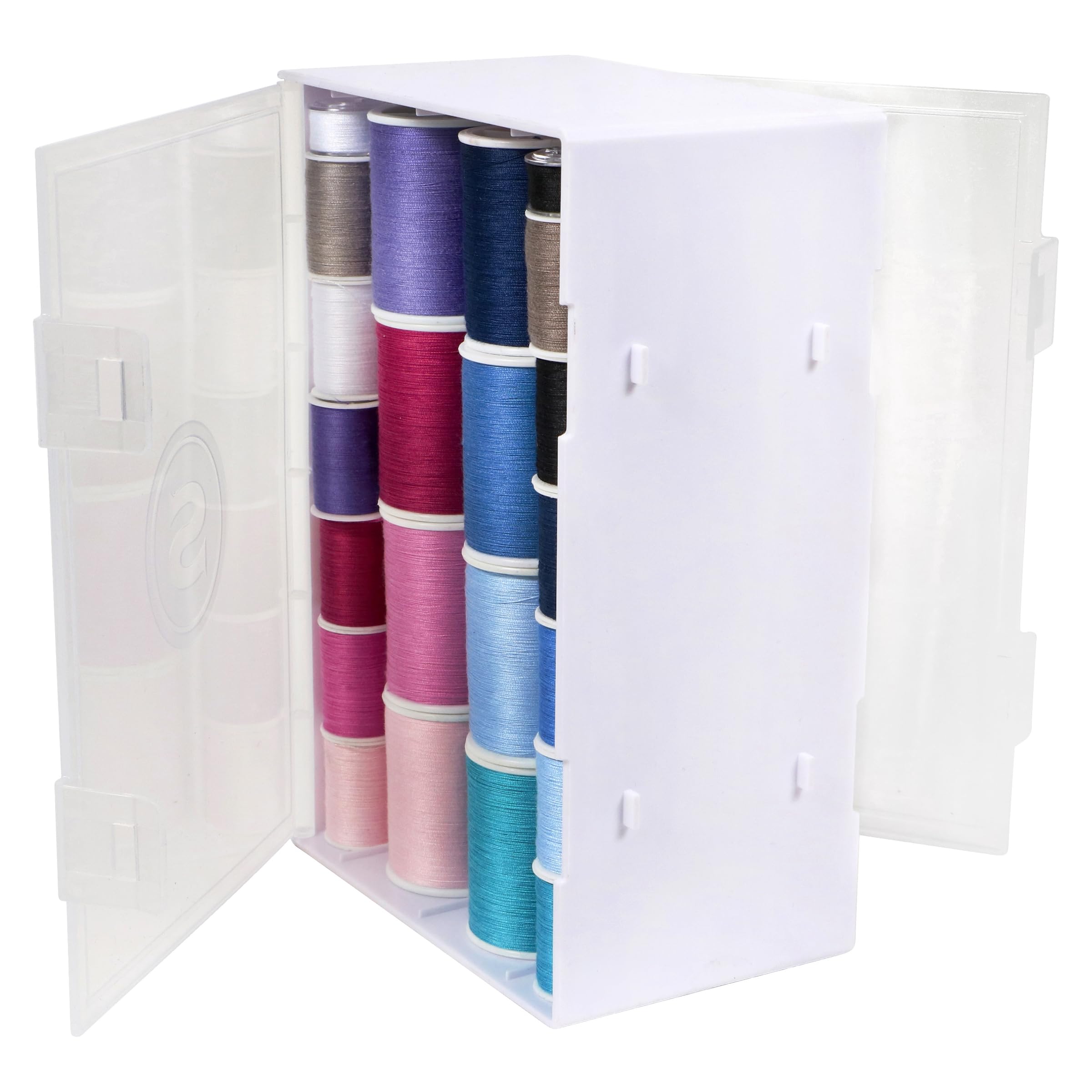 Amazon.com: SINGER Double-Sided Thread Spool Organizer - Clear Storage ...