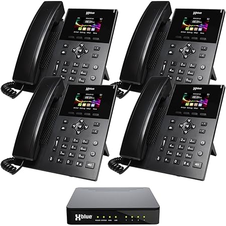 Amazon.com : XBLUE QB1 System Bundle with 4 IP5g IP Phones Including ...