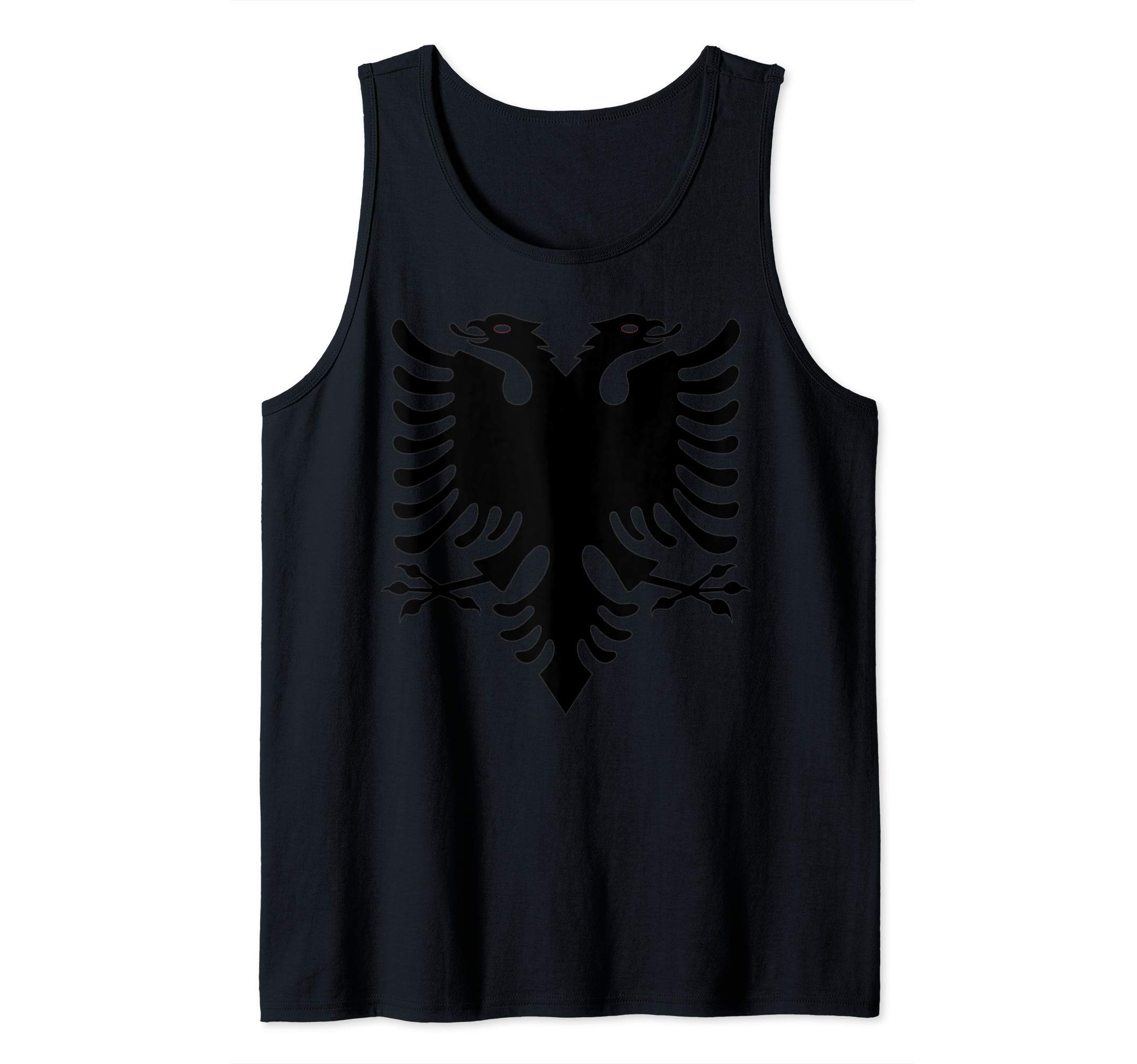 Amazon.com: Albanian Double Eagle Design - Albania Crest Tank Top ...