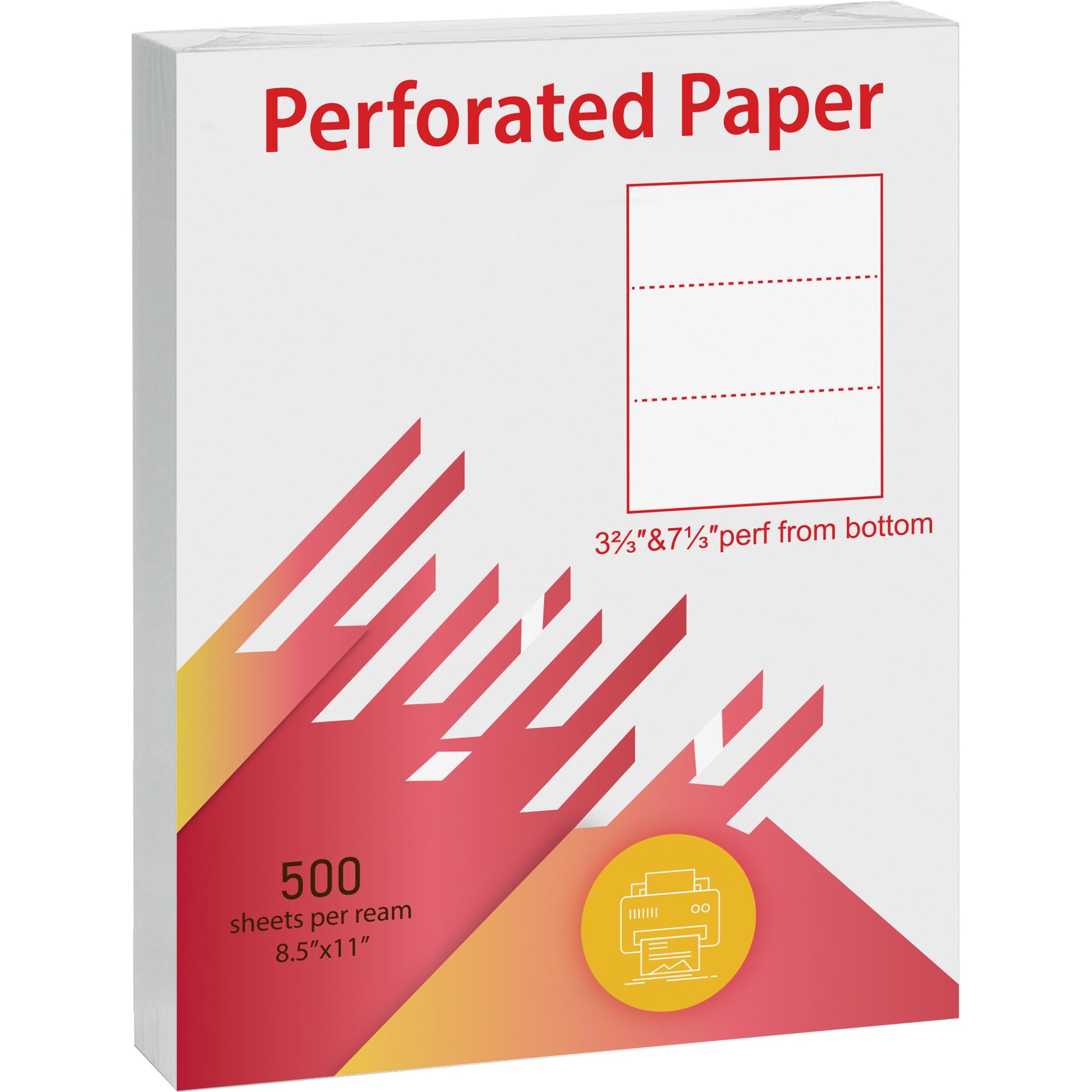 Amazon.com : LINGLONG Premium Perforated Paper 8.5 x 11" 3 Part Perf ...