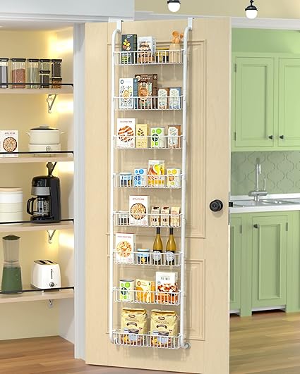 Amazon.com: TIMEBAL 8 Tier Over the Door Pantry Organizer, and Storage ...