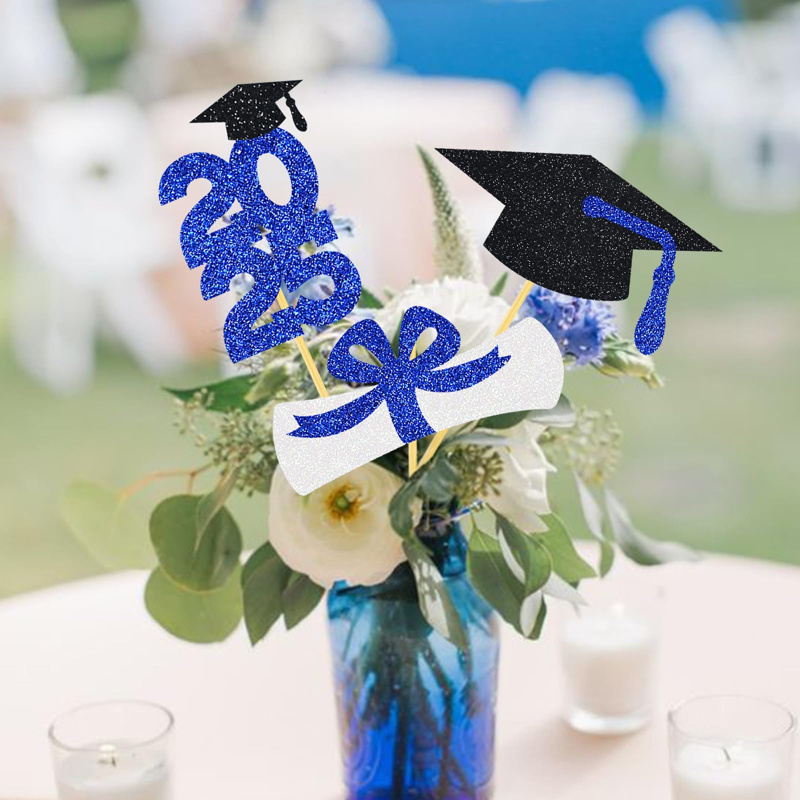 2017 Graduation Centerpieces Diy Bold Black And Gold Graduation Party