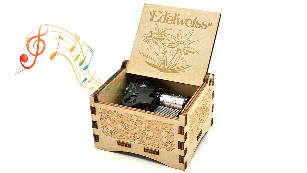 Watch Edelweiss Music Box, Wind up Mechanism on Amazon Live