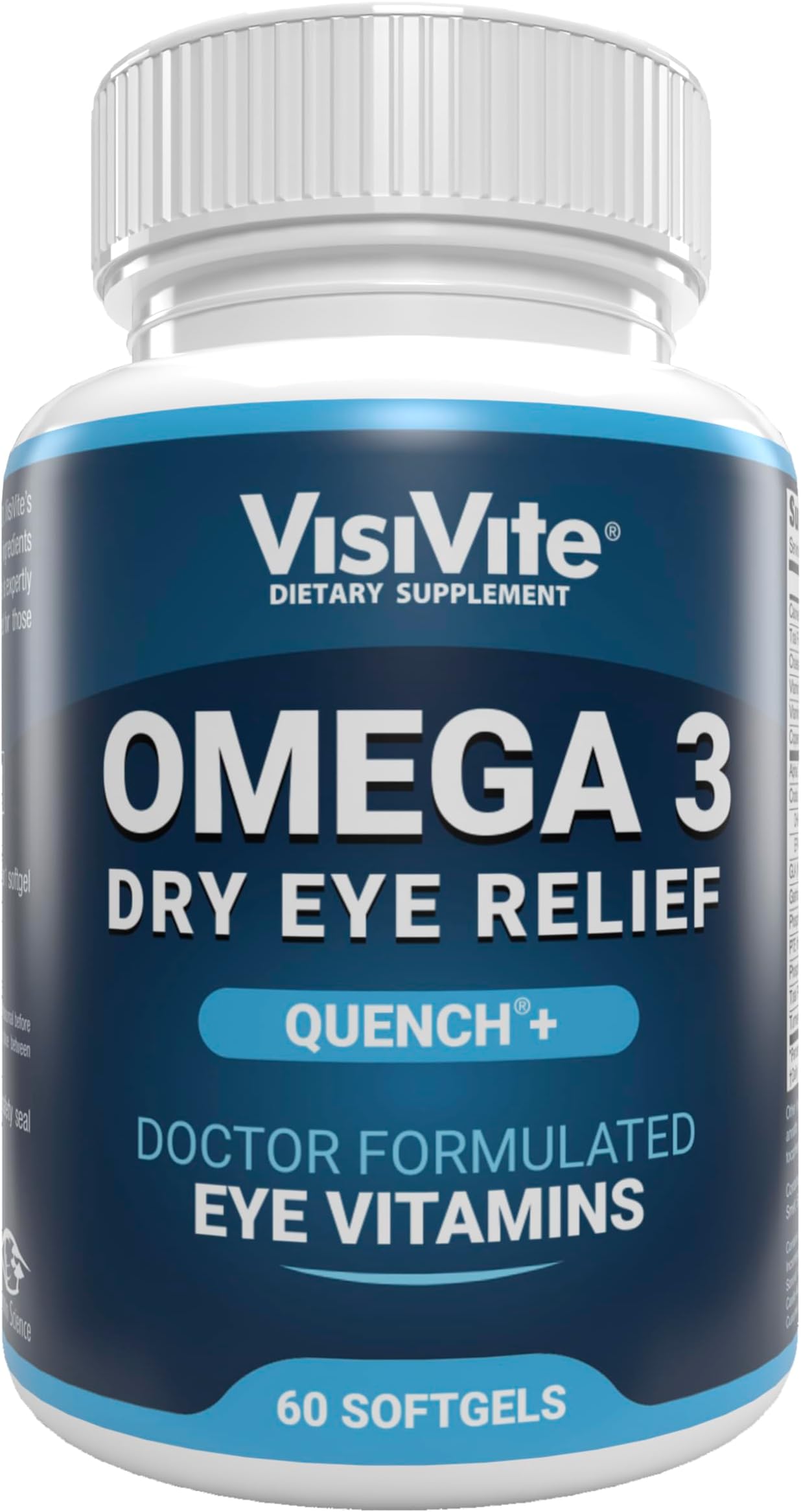 Amazon.com: Omega 3 Dry Eye Supplements with EPA and DHA - VisiVite Dry ...