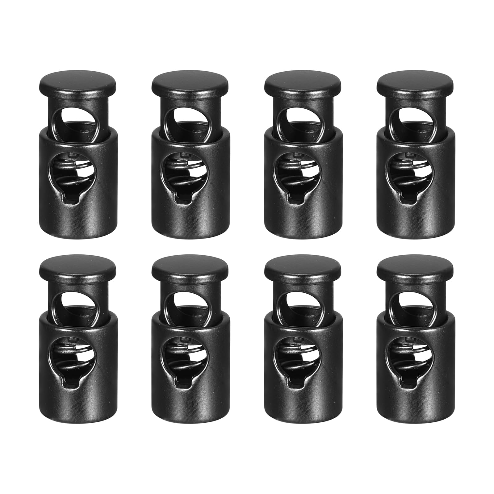 Amazon.com: uxcell 8Pcs Metal Cord Locks, 4.2mm Single Hole Toggle ...