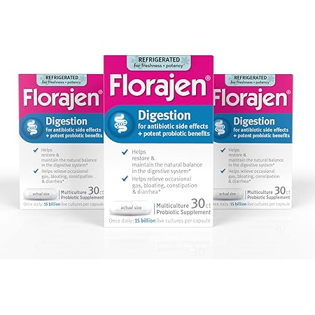 Amazon.com: Florajen Eczema Refrigerated Probiotics, Supports Immune ...