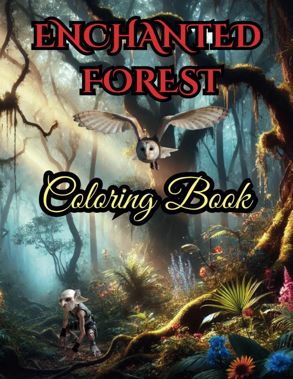 Amazon.com: Enchanted Forest Coloring Book: Magical Forest and Mythical ...