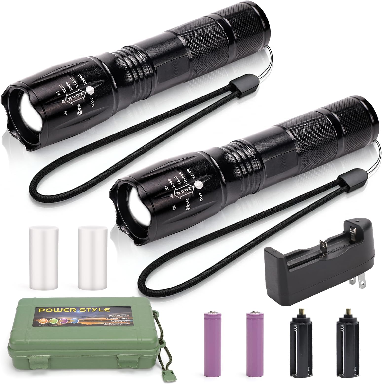 MVIOCS - Paquete de 5 mini linternas pequeñas LED potentes lúmenes ...