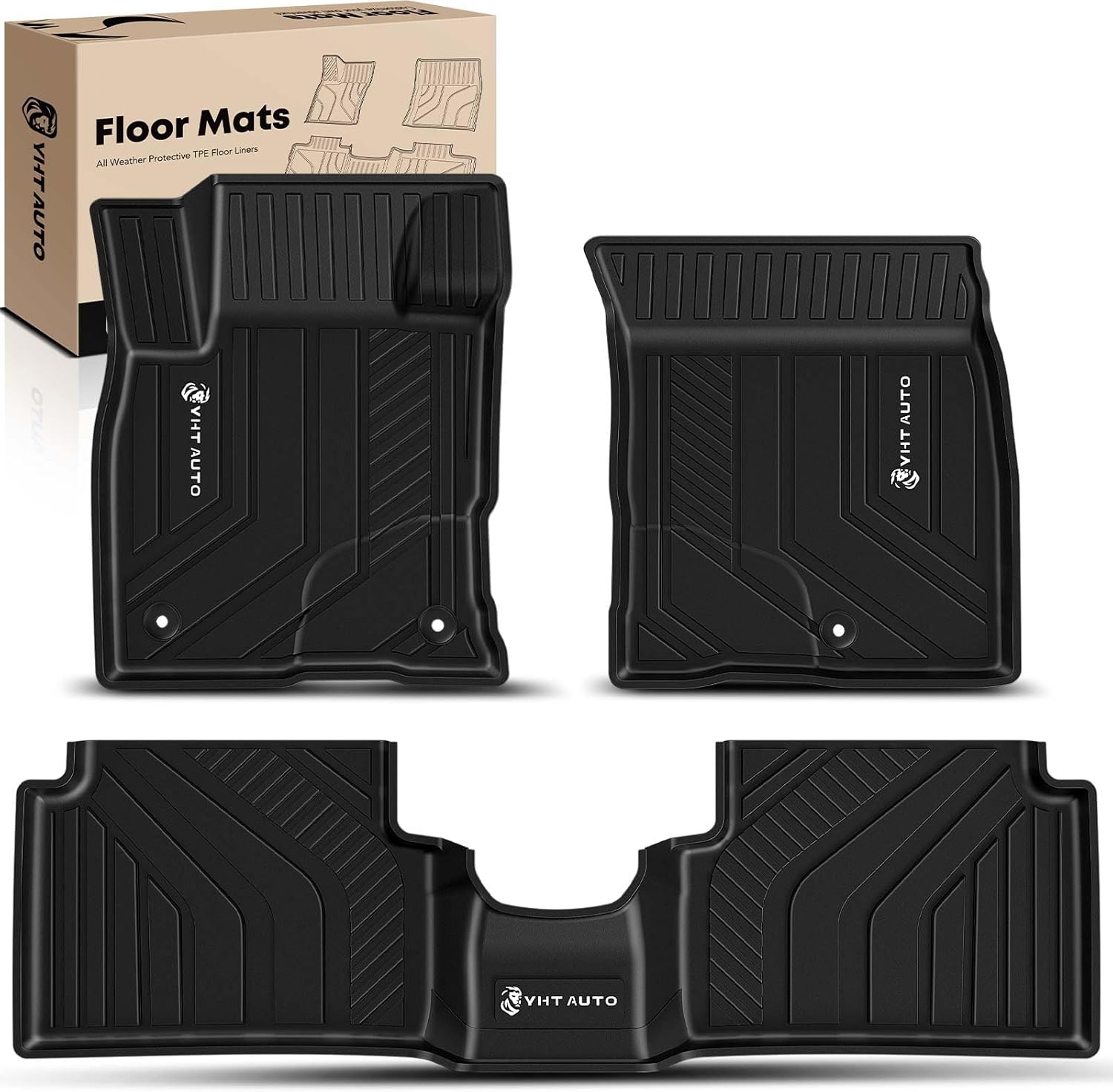 Amazon.com: YHTAUTO Floor Mats Compatible with Ford Maverick 2022-2025 ...