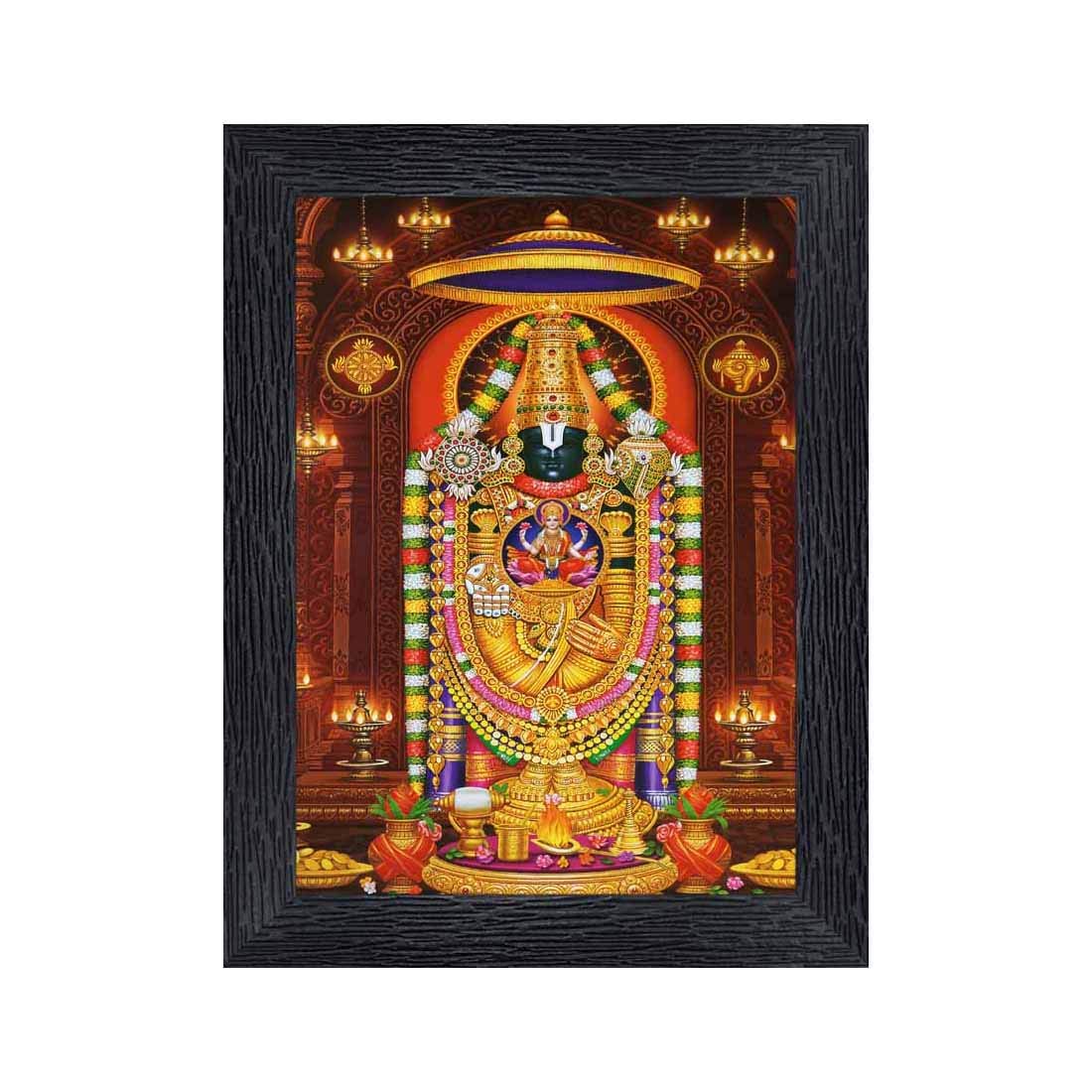 Tirupati Balaji - Lord Venkateswara Religious Wood Photo Frames ...