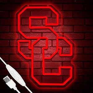 University Football Team Neon Sign, Light Up Dimmable College Southern ...