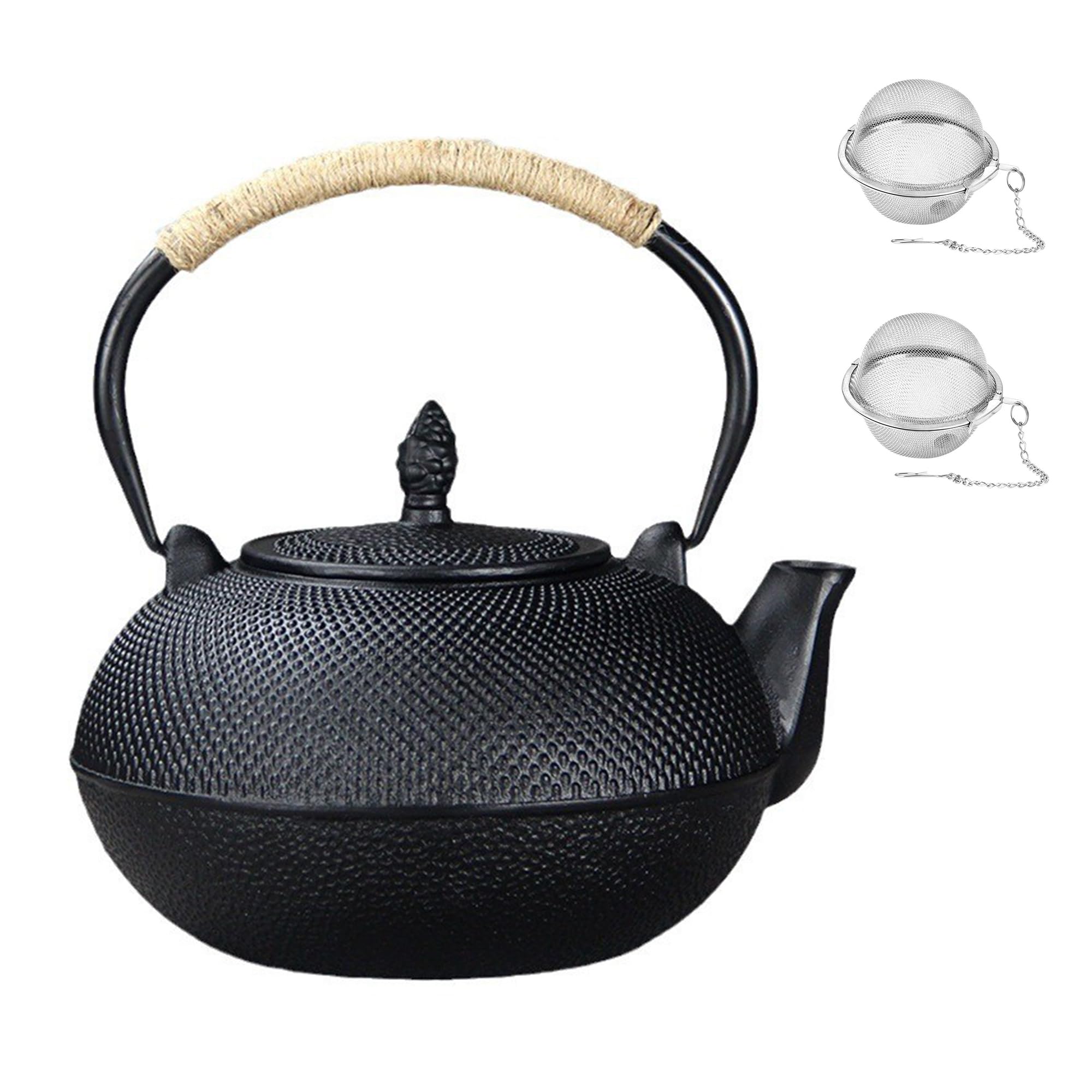 Amazon.com | 101oz/3000ml Extra Large and Heavy Cast Iron Teapot for 6 ...