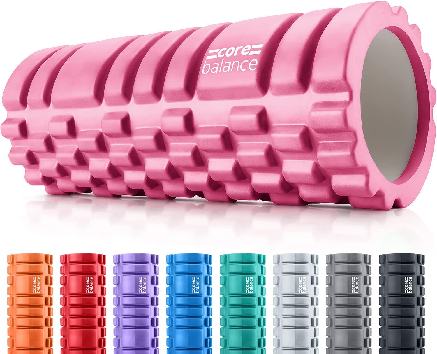 Core Balance Foam Roller for Deep Tissue Muscle Massage, Trigger Point ...