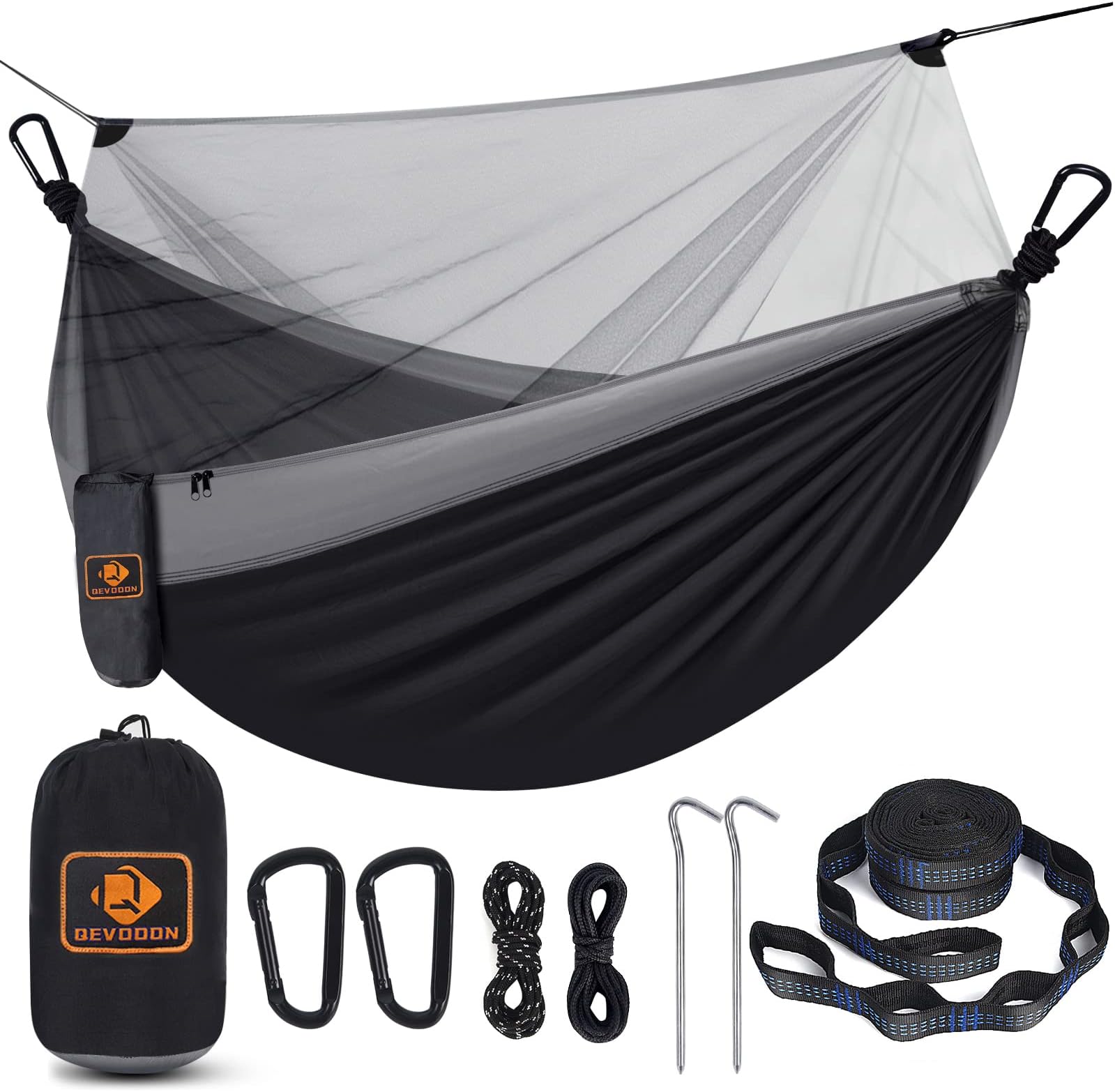 Amazon.com: gymolo Camping Hammock - Hammocks with Mosquito Net Tent ...