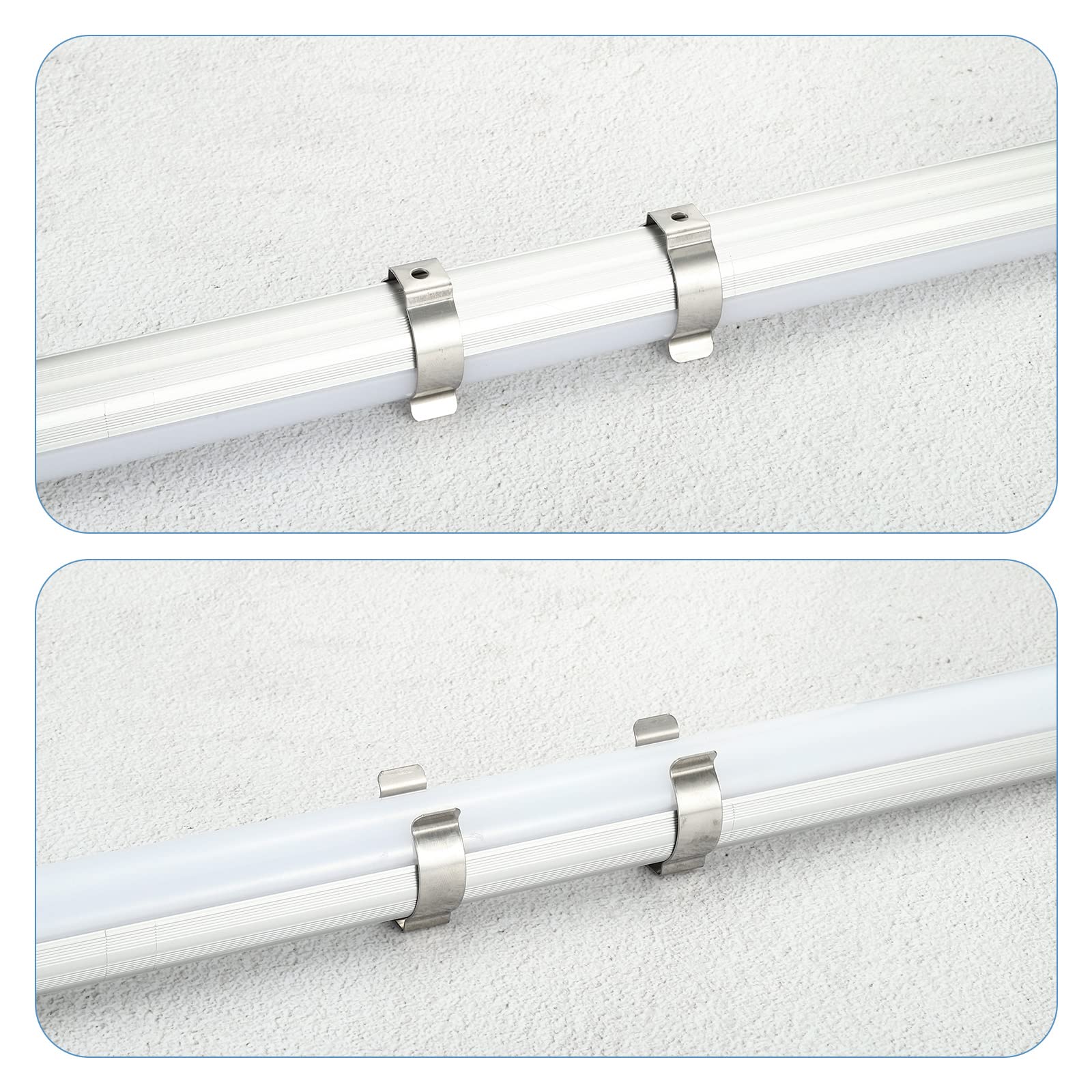 Top Mount Fluorescent Light Hanger Othmro 30Pcs 0.96 Inch Length T5