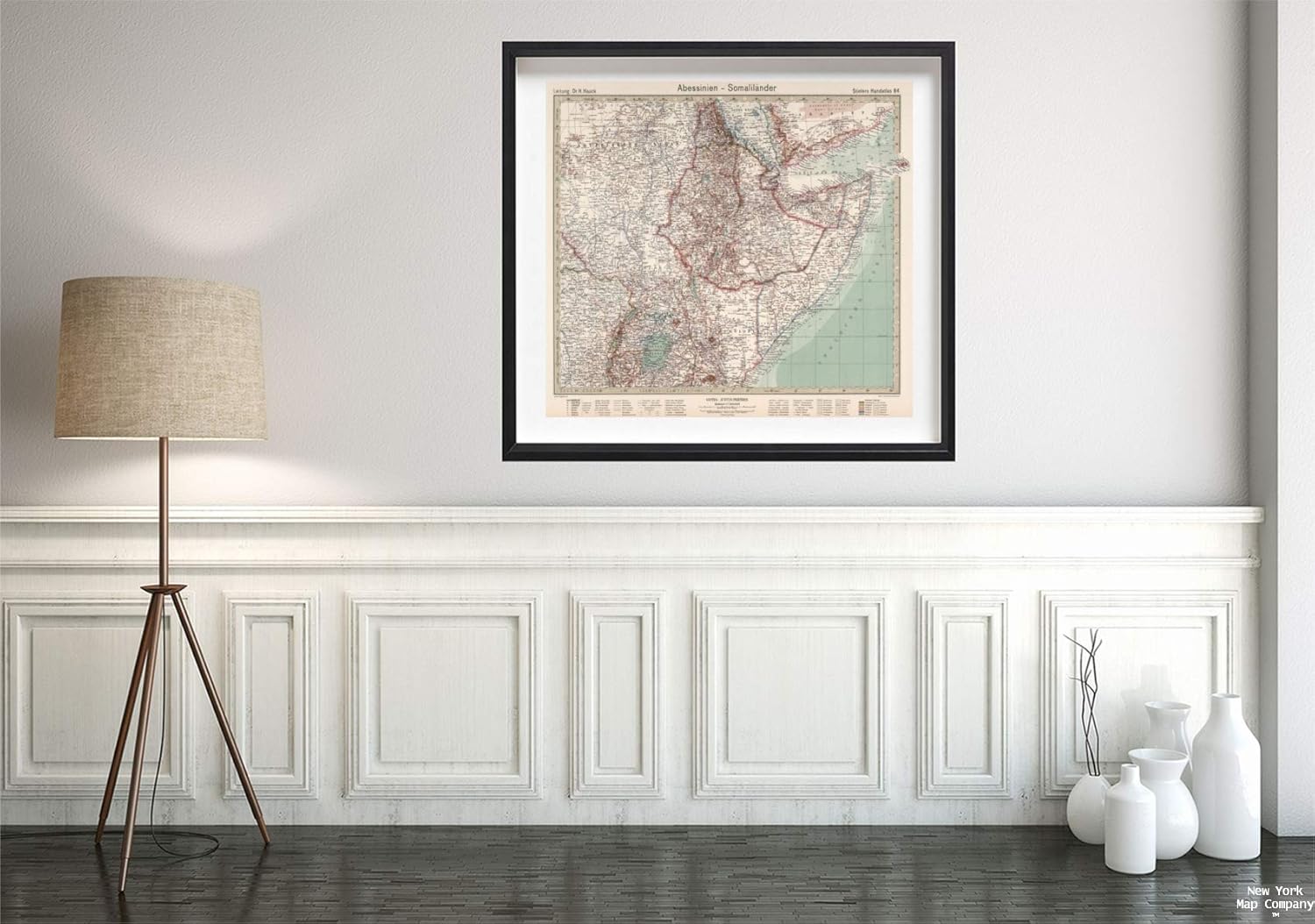 1925 World Atlas Map|84. Somalilander. The Somali-Lands|Historic ...