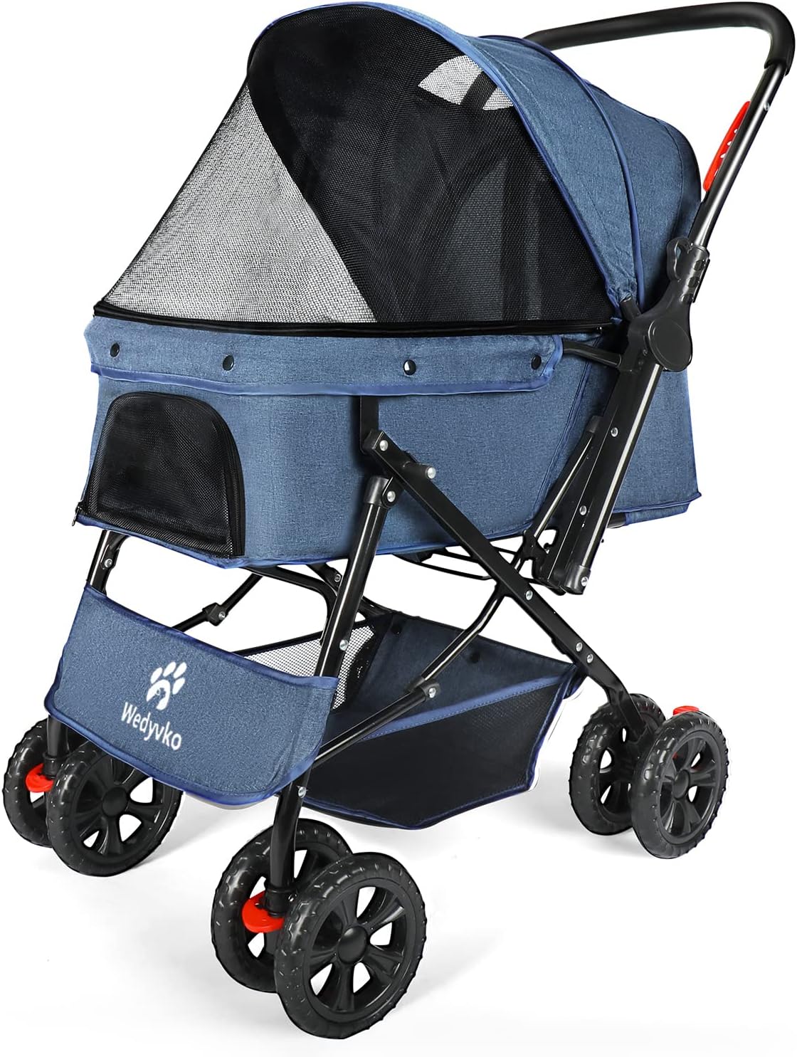 Wedyvko Pet Stroller - Dog Strollers for Medium Dogs and Cats with ...
