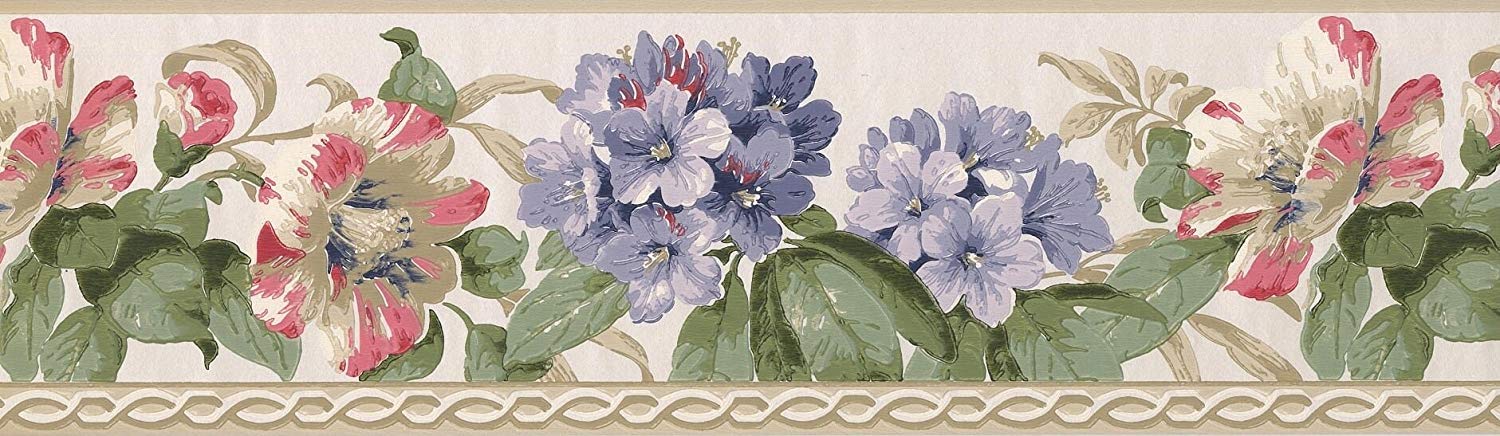 Green Leaf Wallpaper Border