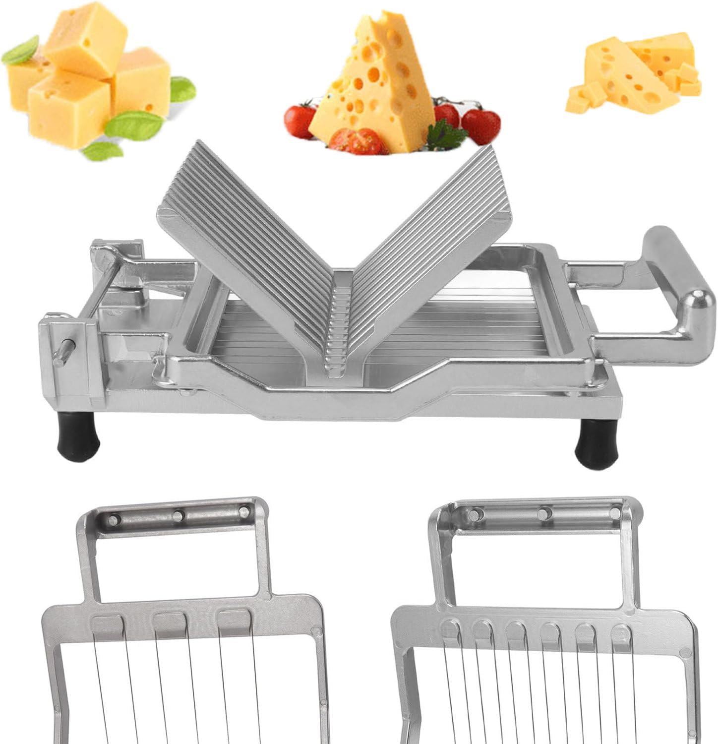 Amazon.com: Manual Cheese Slicer, Stainless Steel Cheese Cutter, with ...
