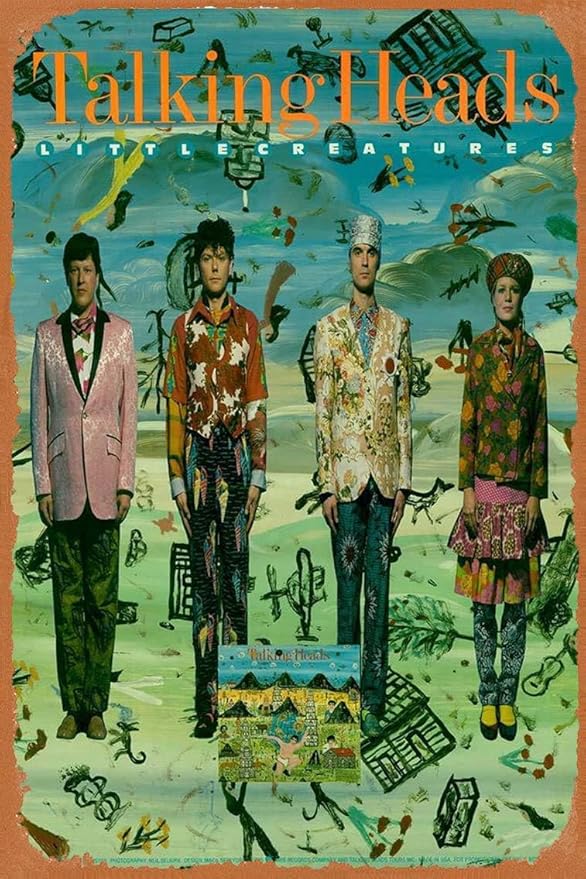 Amazon.com : muecddoa Music Metal Posters Talking Heads Little ...