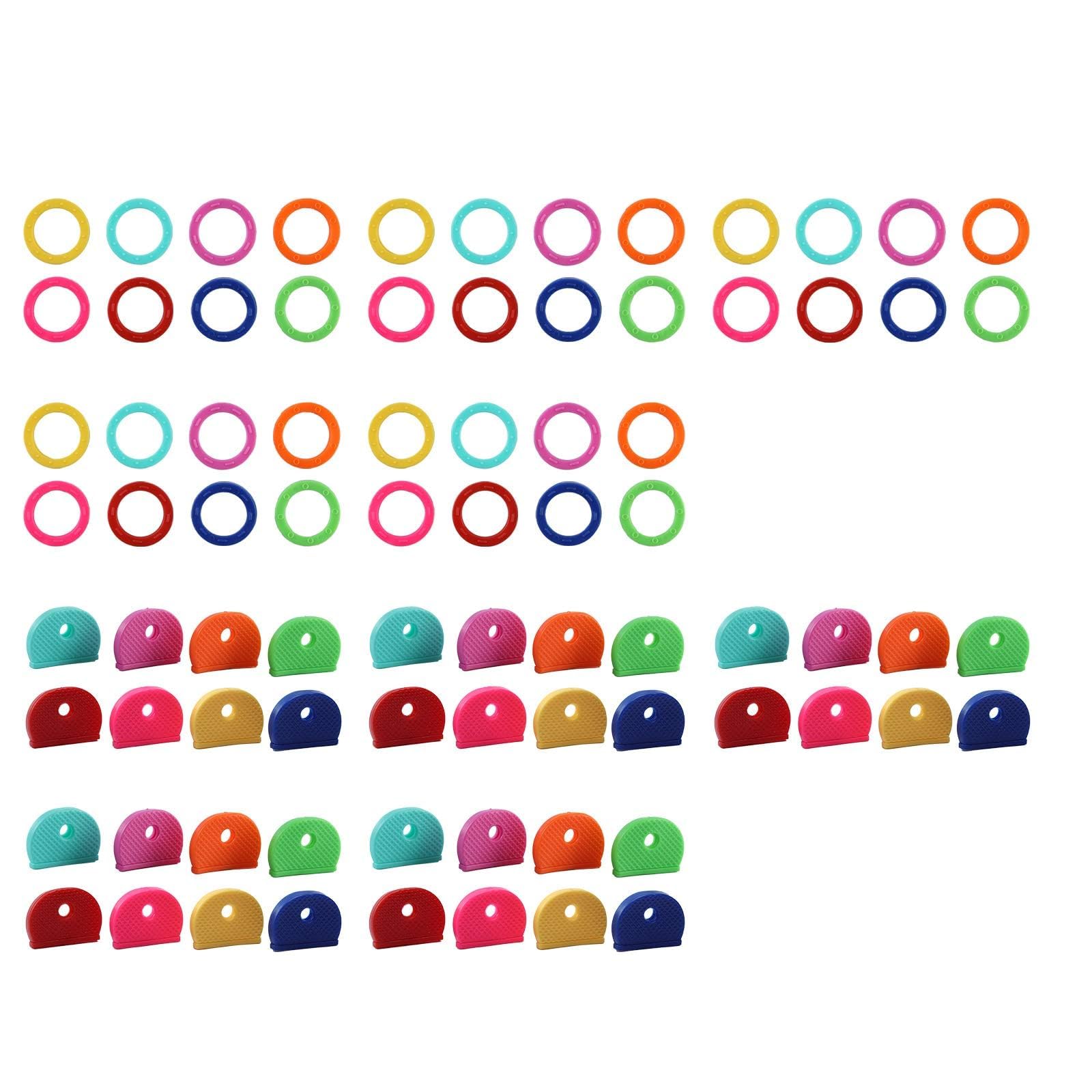 Amazon.com : 80-Piece Key Cap Label Kit with 8 Colors and 2 Styles of ...