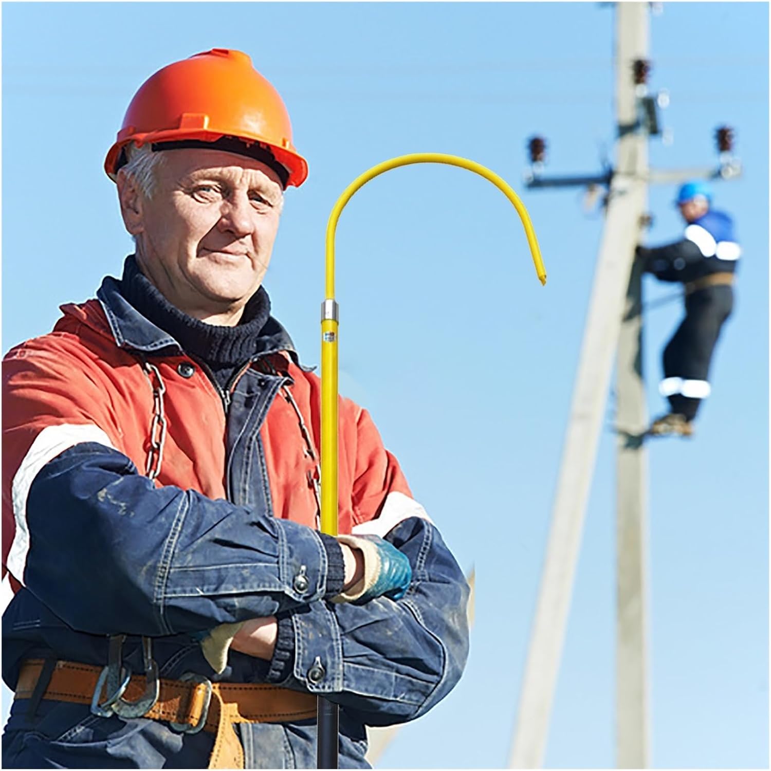 High-Voltage Power Rescue Hook for Electrical Safety, Portable ...