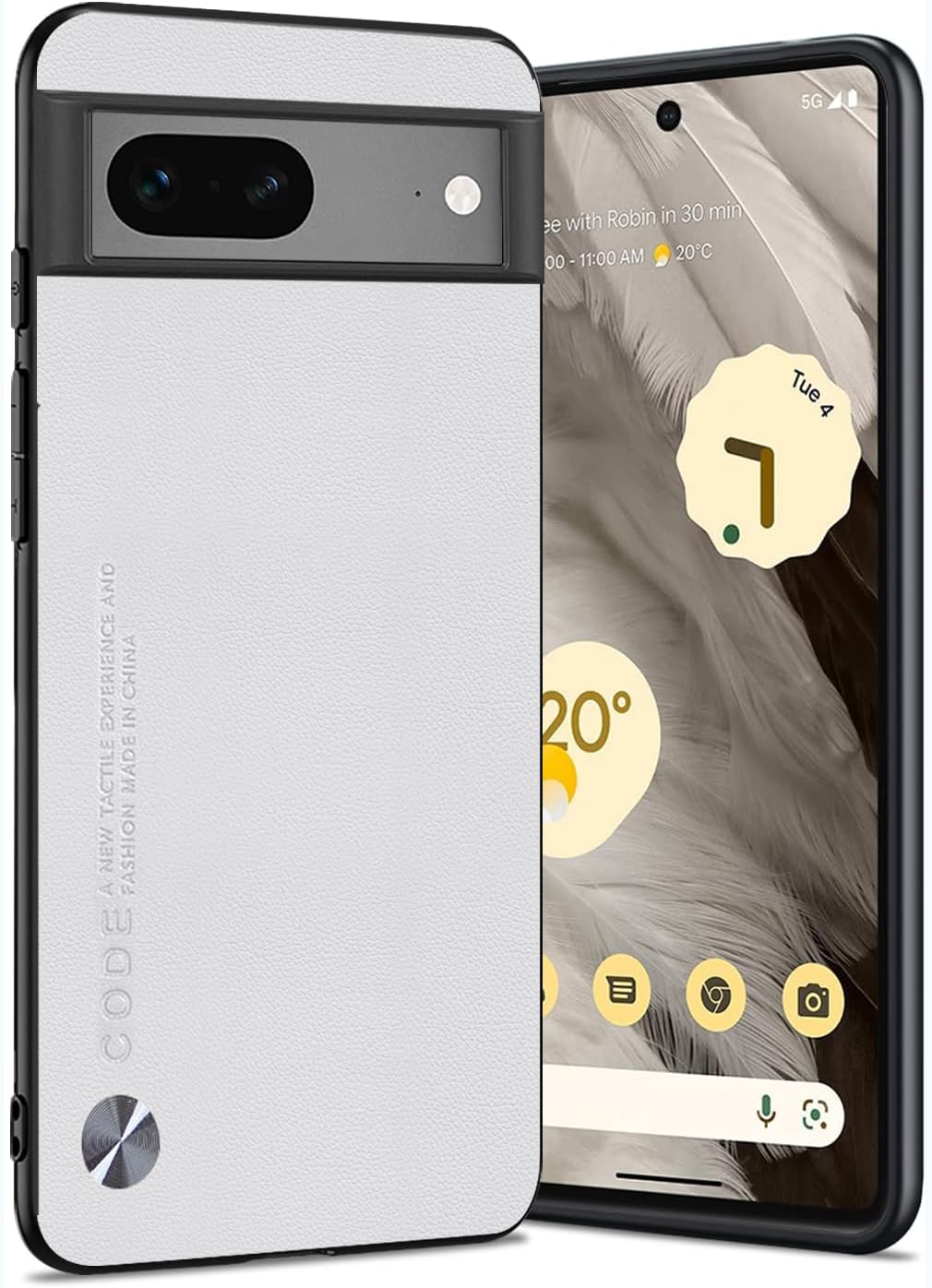 Amazon.com: Puxssul for Google Pixel 7 case, Soft TPU Artificial ...