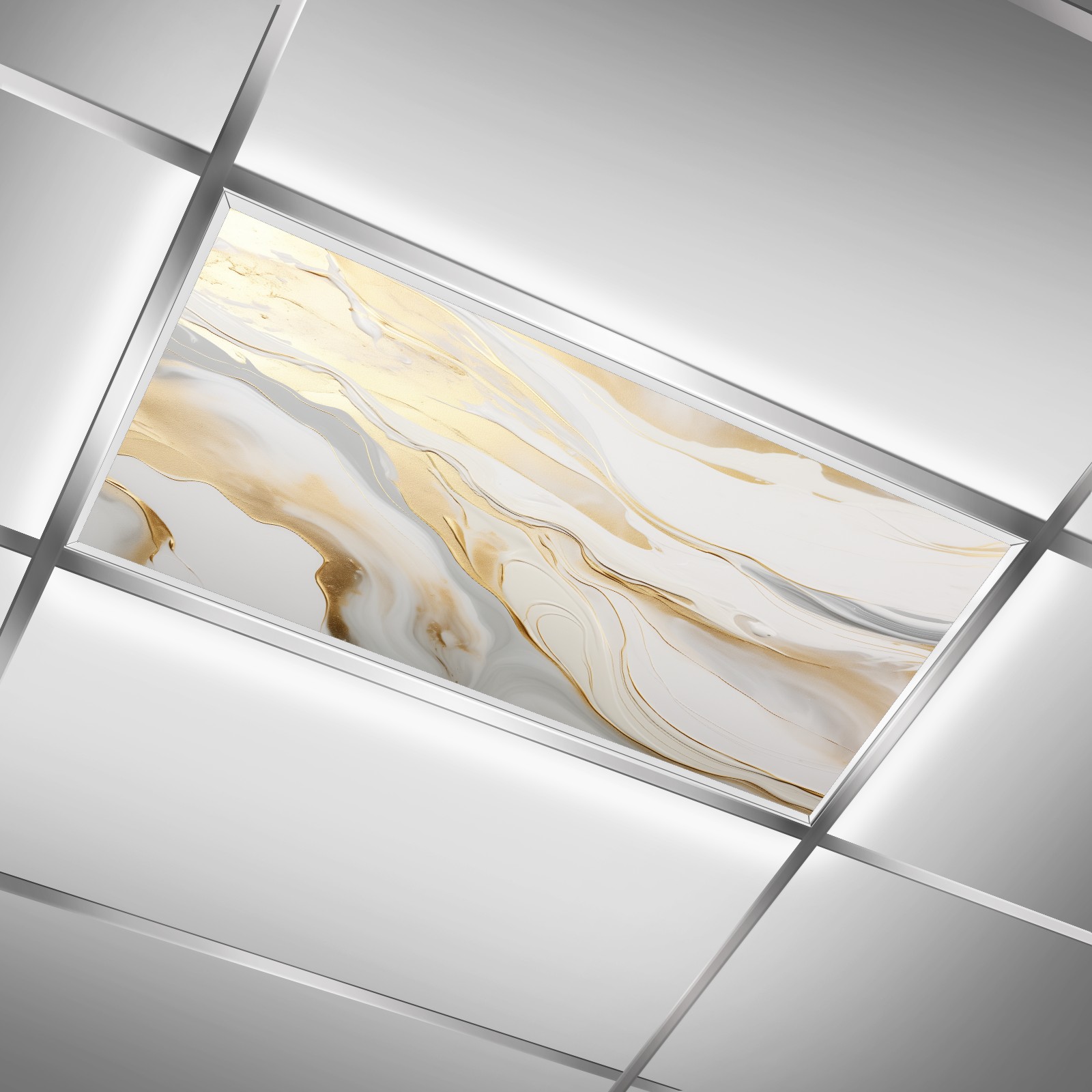 Decorative Fluorescent Light Cover God