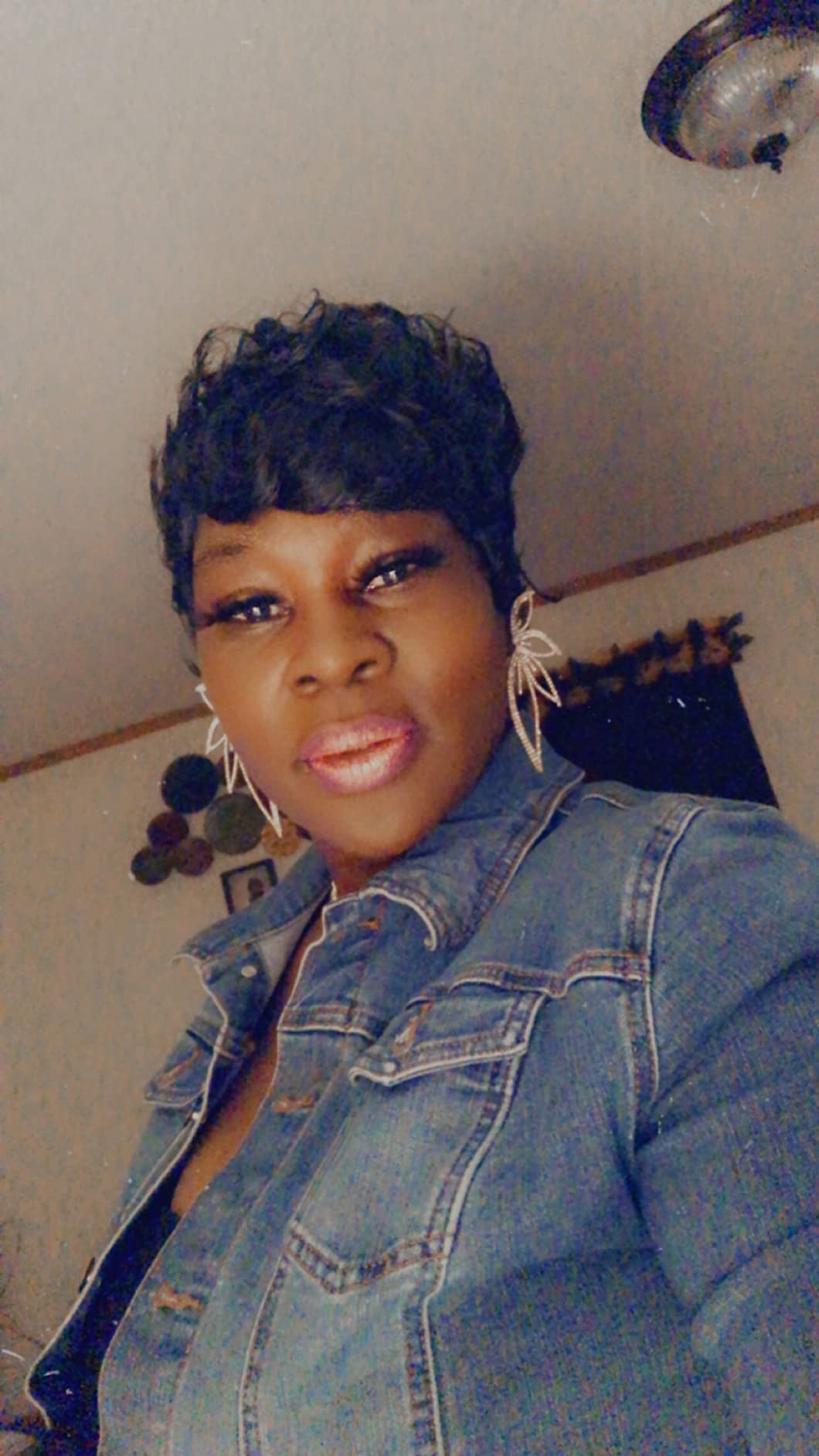 $4/mo - Finance MOONSHOW Burgundy Pixie Cut Wigs for Black Women Short ...