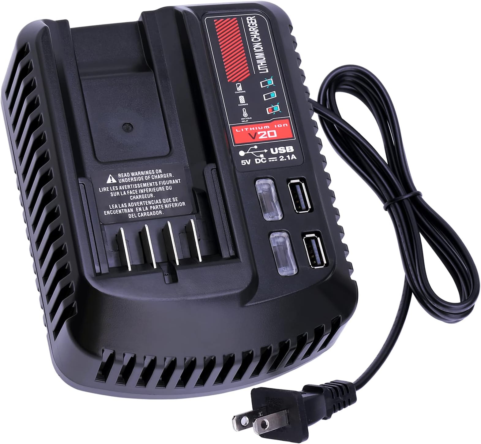 20V Max Battery Charger Replacement for Craftsman CMCB104,Compatible ...