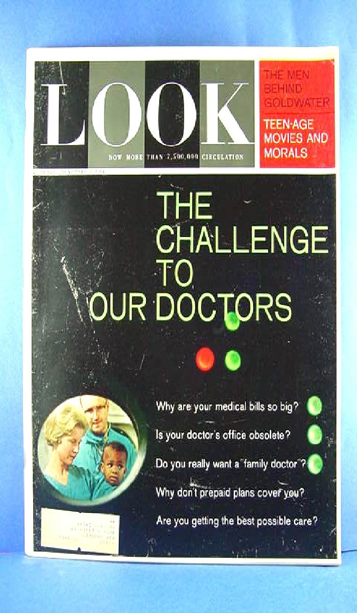Look Magazine, November 3, 1964: Cover Challenge to our Doctors: Amazon ...