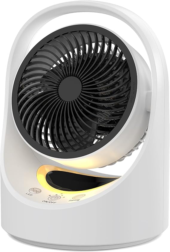 Amazon.com: Kovhzcu Air Circulator Fan, 4400mAh Rechargeable Quiet Desk ...