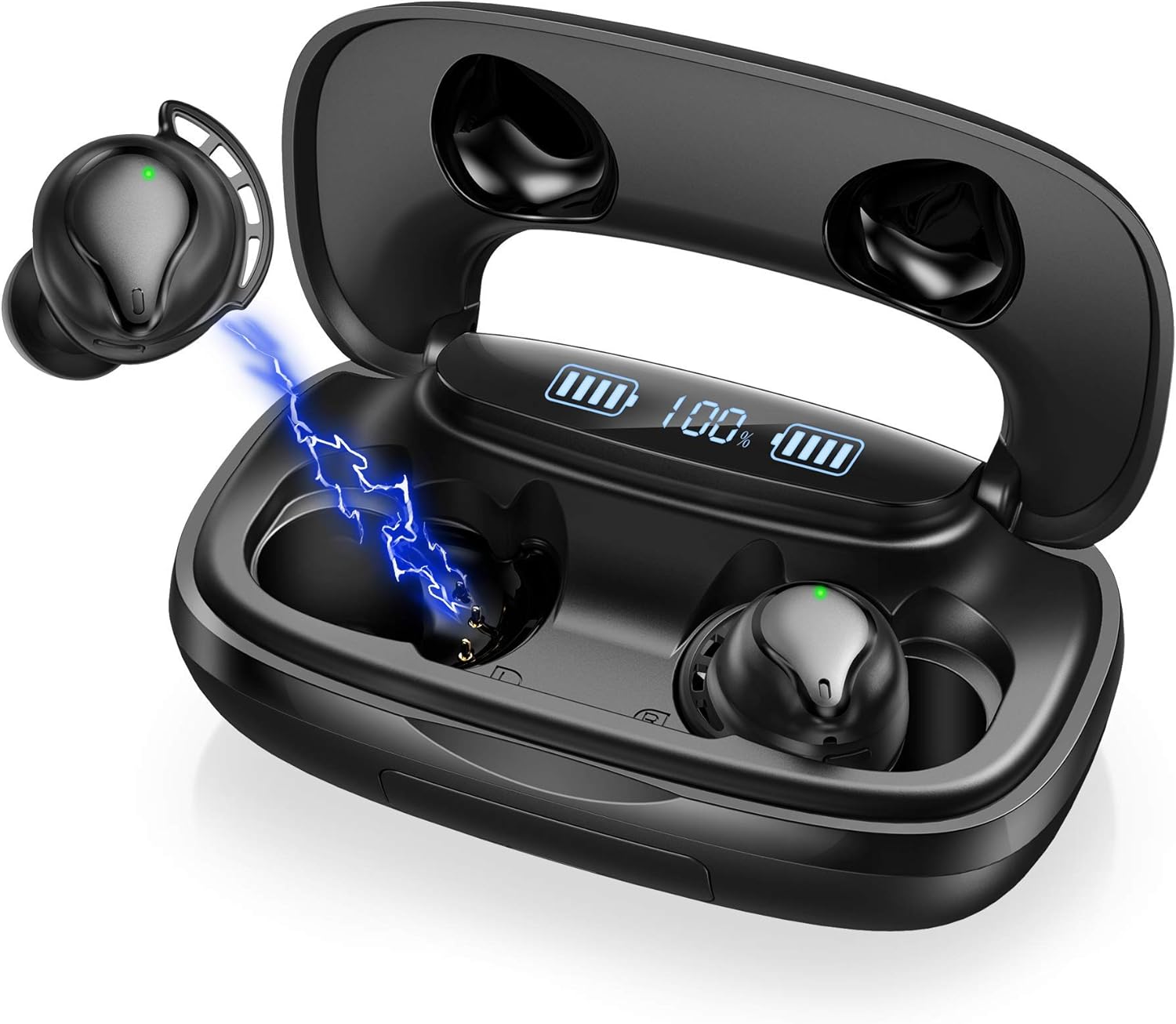 Bluetooth 5.0 Earbud true Wireless Stereo Headset Smart Touch Earphones ...