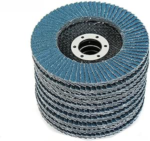 10PCS 5'' 125MM Angle Grinder Flap Sanding Disc 40 60 80 120Grit ...