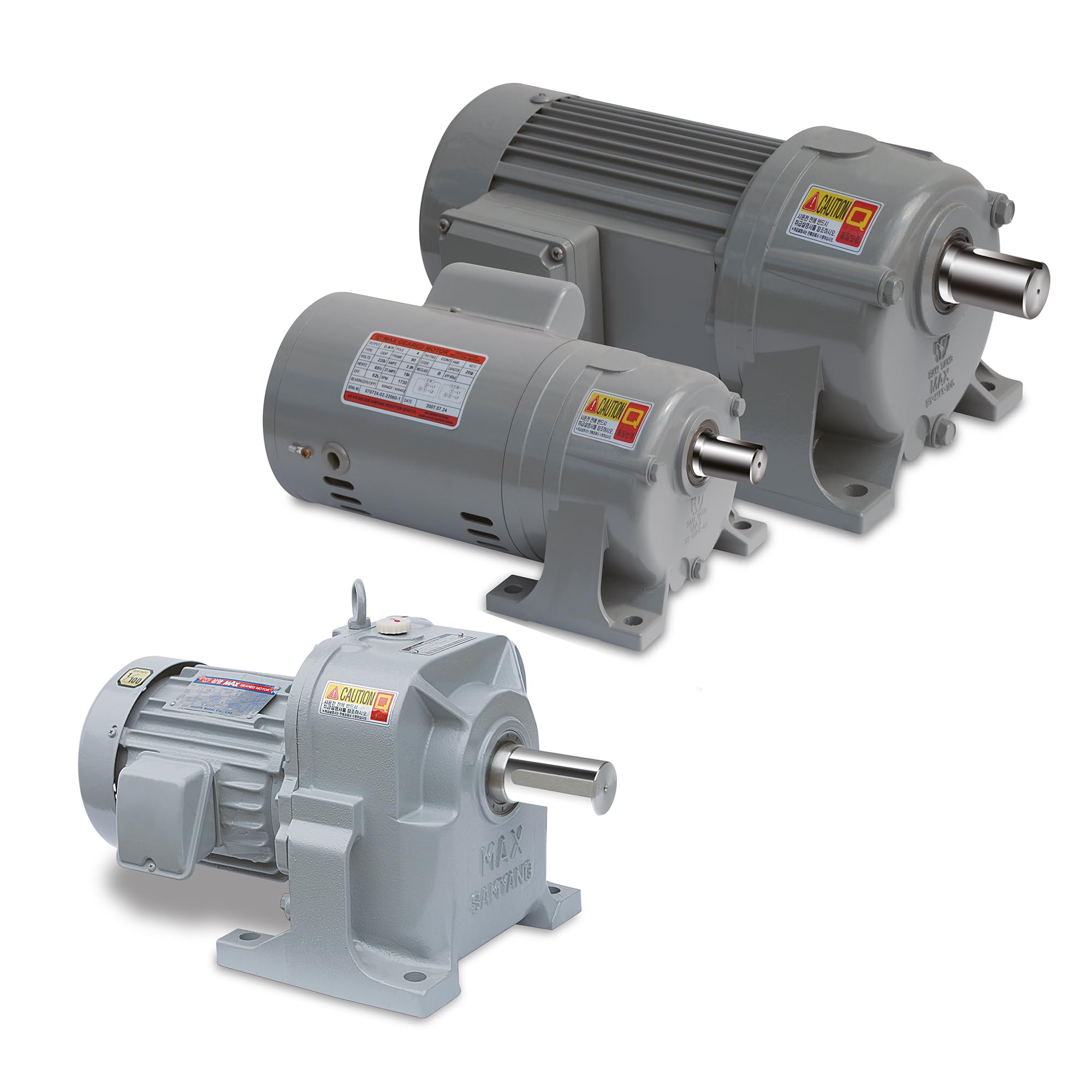 SAMYANG MAX GEARED MOTOR Reduction Geared Motor MG105_1/2HP_5_HT ...