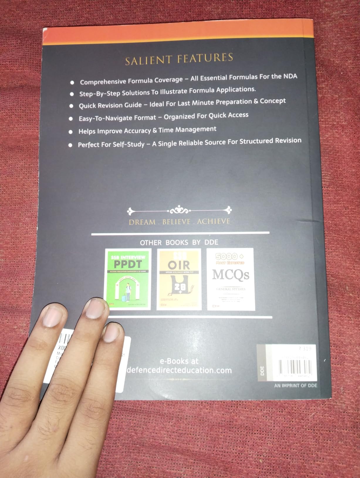 Buy NDA Maths Formula Book | Class 11 & 12 Chapterwise Maths Formula ...