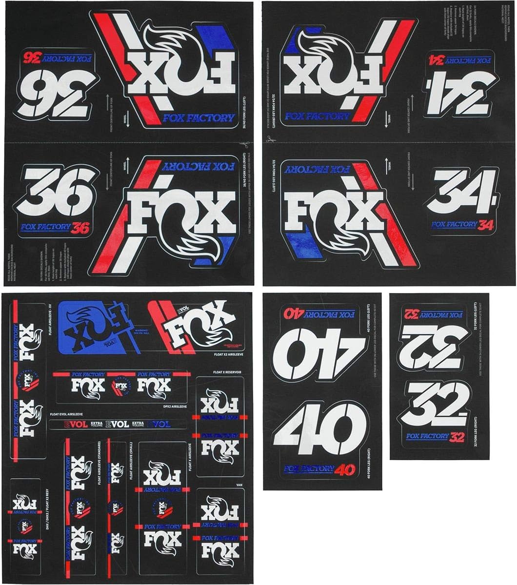 Amazon.com: 4PCS PVC Fox Shock Absorber Sticker Decal for 1/7 Traxxas ...
